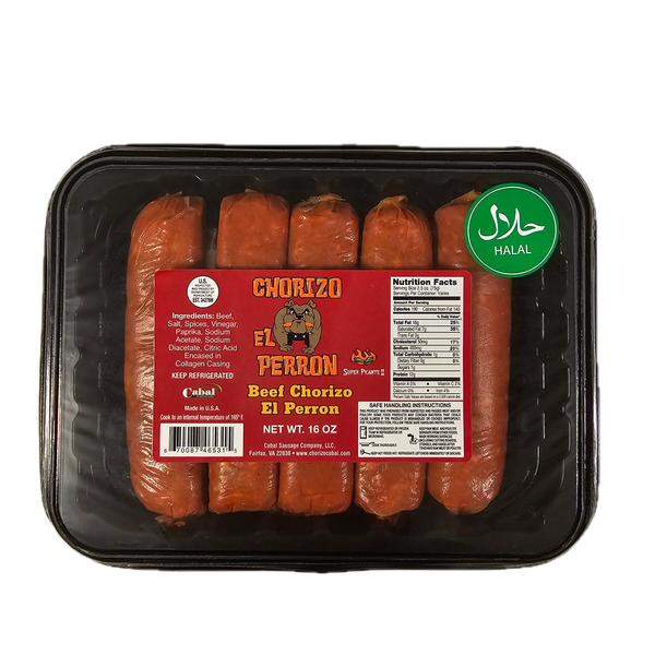 Beef Chorizo El Perron - ChorizoCabal